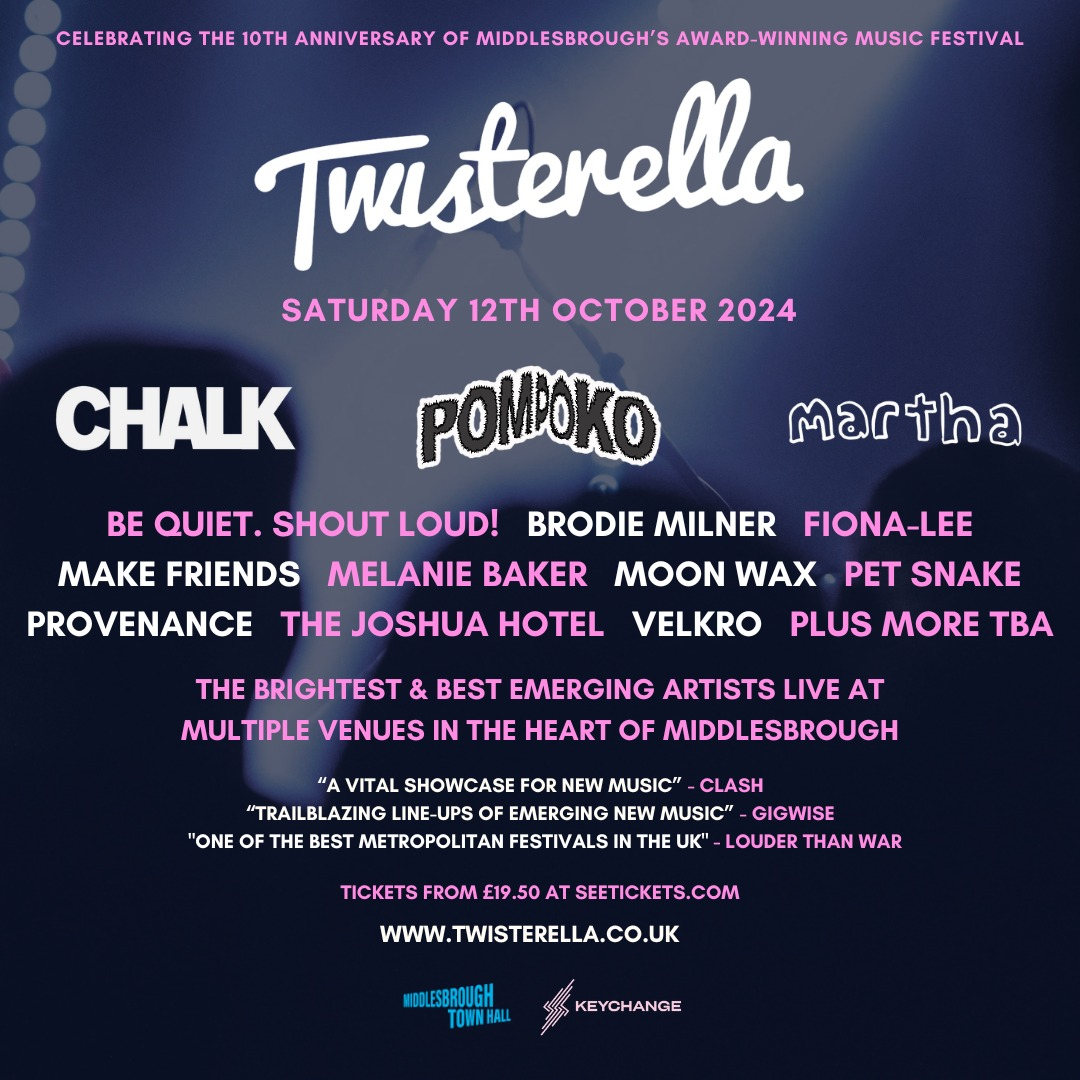 Middlesbrough music festival Twisterella announces first names
